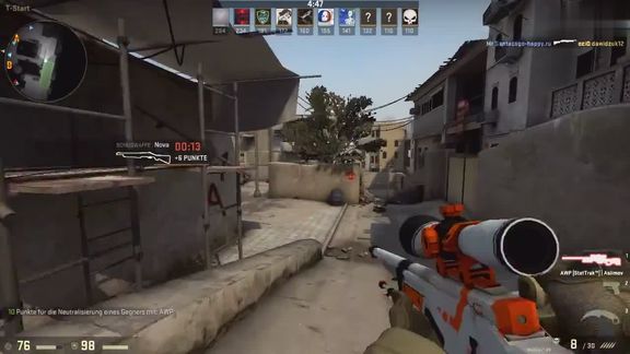 CSGO视频:死亡服,人没打几个,尽瞎得瑟