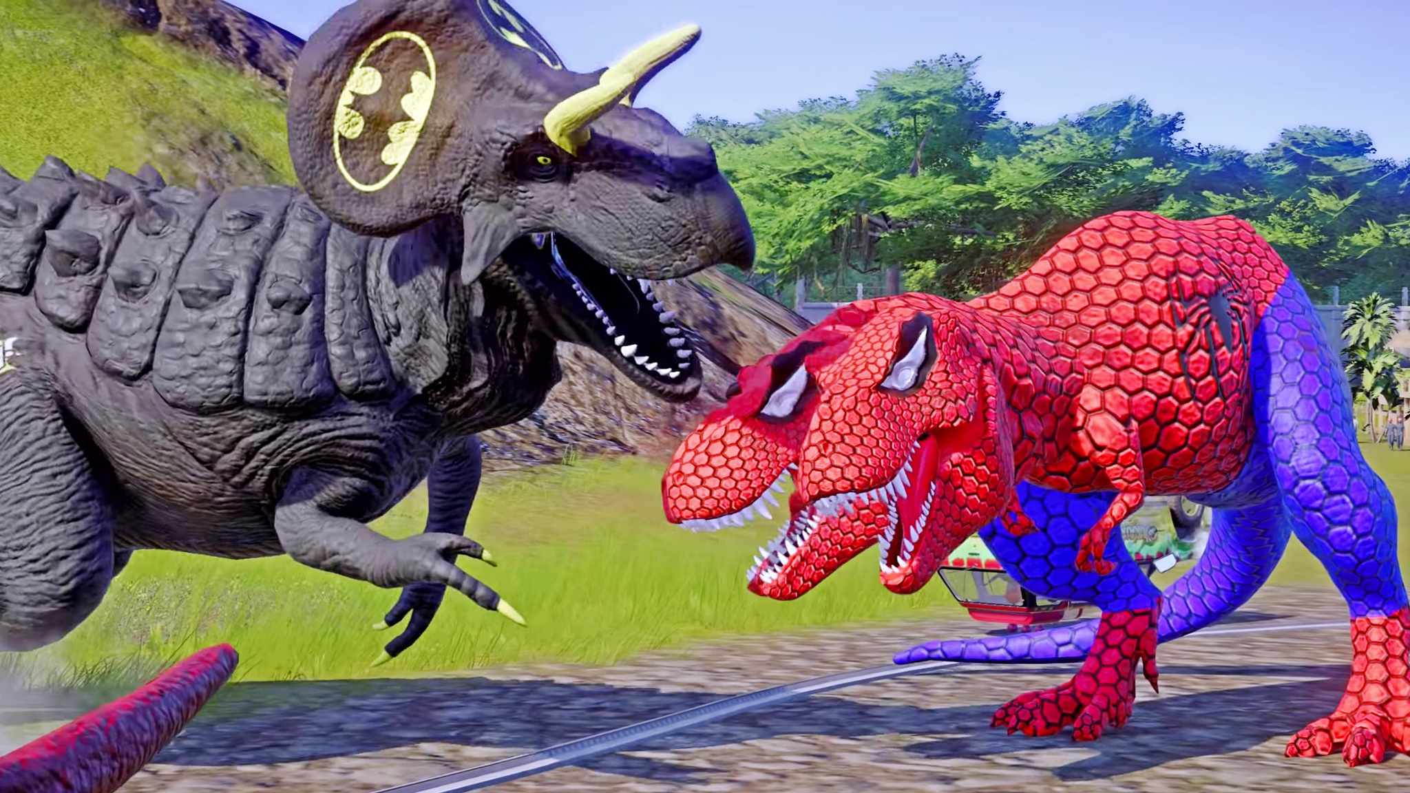 终极龙、“三头”霸王龙、狂暴龙 ~ 侏罗纪世界进化_哔哩哔哩bilibili_...