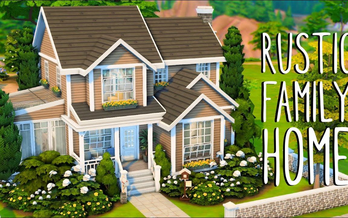【89搬运】Rustic Family Home-MissSimReno-30x20-NOCC│模拟...