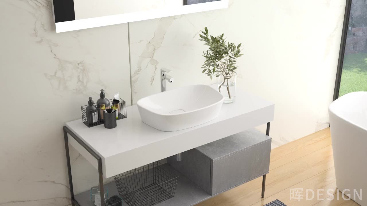 C4D制作天猫卫生间洗手盆(octane+realflow)