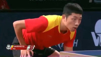 男单乒乓球比赛,许昕对打张本智和,这样的对决真的是精彩!