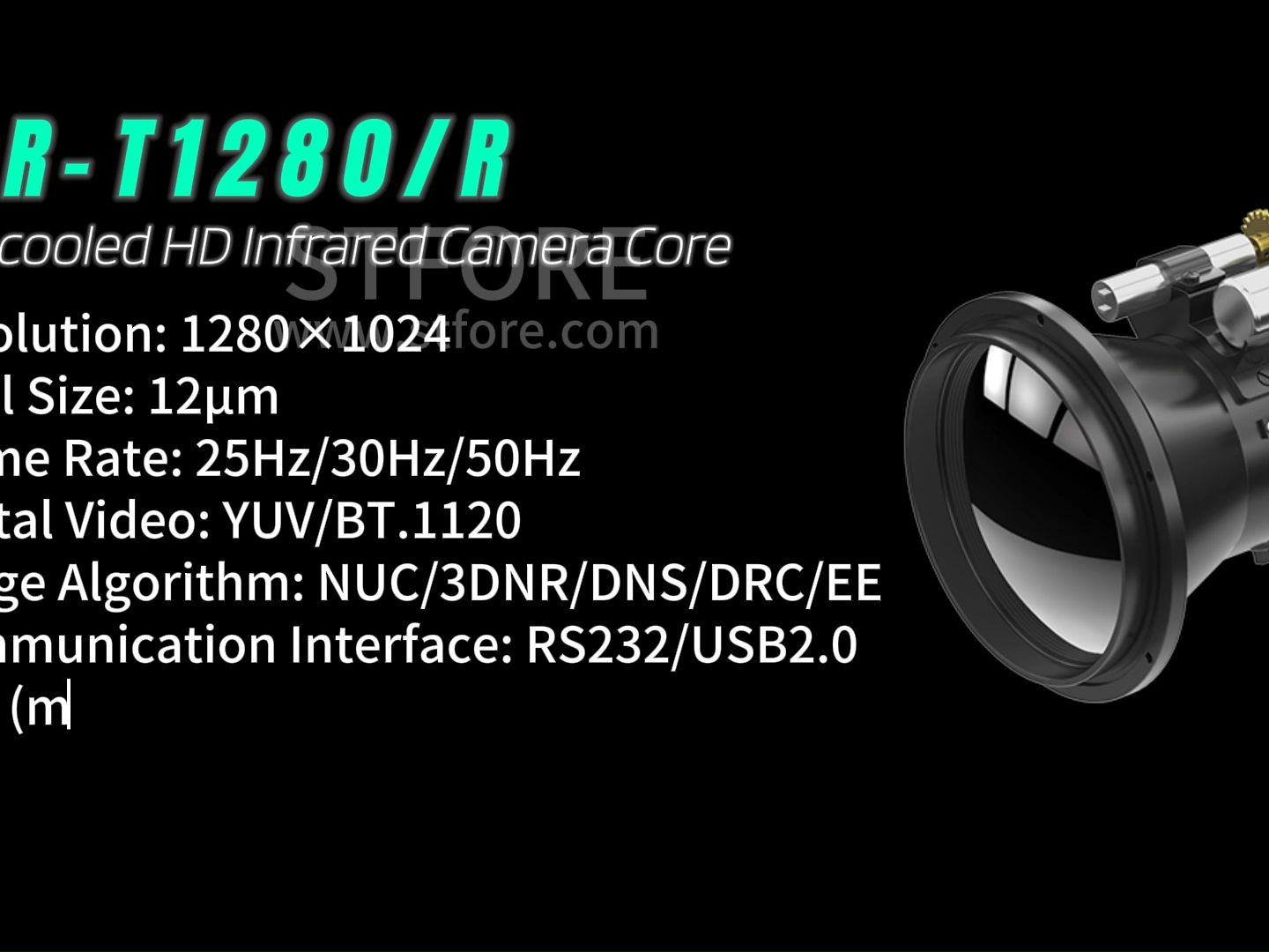 IR-P1280/R百万像素探测 成像测温出色