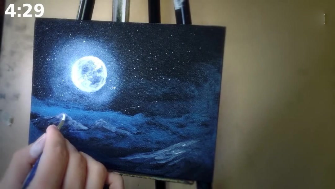 10分钟教你快速画出超级月亮
