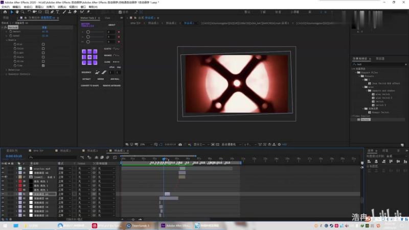 「AE技巧分享」如何用Twitch做出一个简单的卡顿时间回溯效果