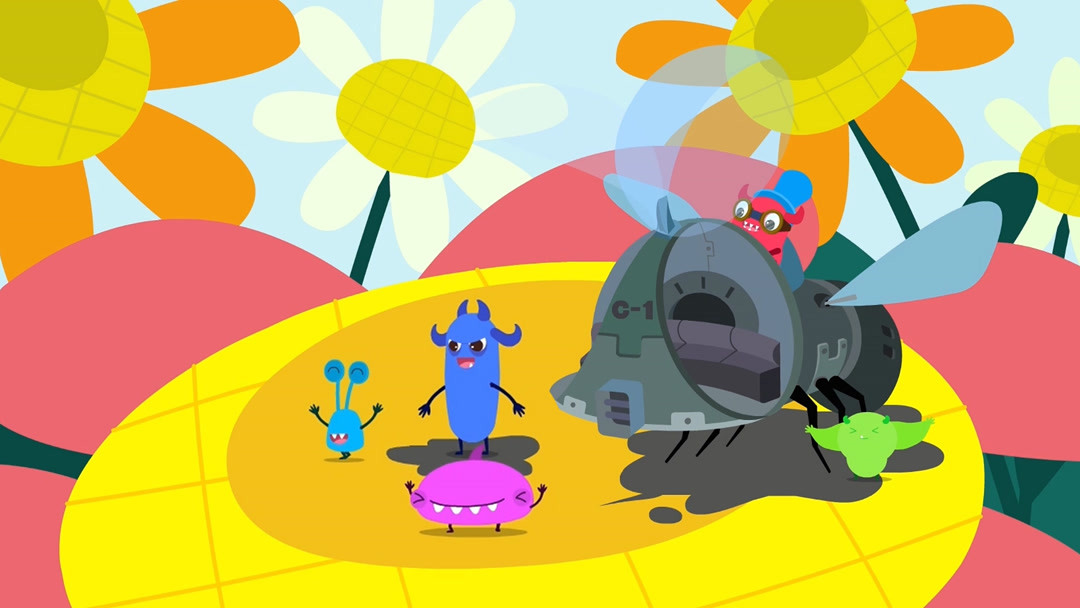 宝宝巴士细菌来了 第2集 细菌搭苍蝇号旅行