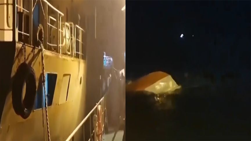 连云港海上突起大风,钓鱼快艇翻扣,4人失联,警方搜救结果来了