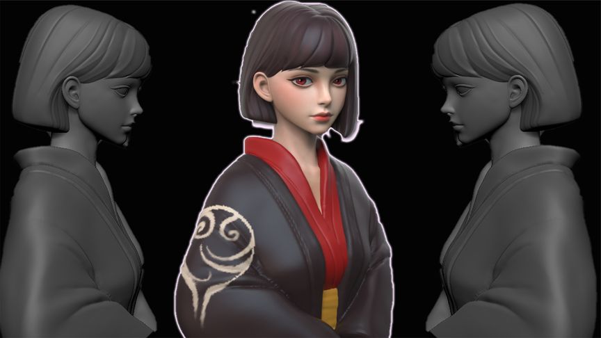 zbrush建模:角色建模没思路,总是雕不好看,雕刻技巧、思路讲解