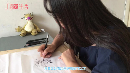 丁海燕生活-可爱的海绵宝宝简笔画教学~