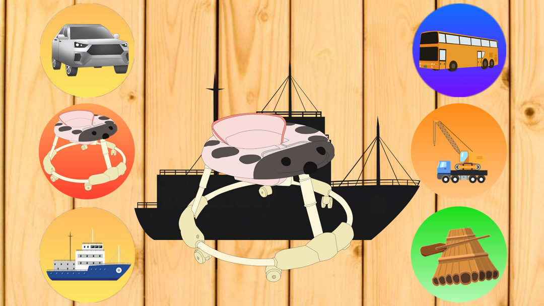 鹿小小识汽车 第326集 学习认识吊车轮船等多种汽车趣味识汽车