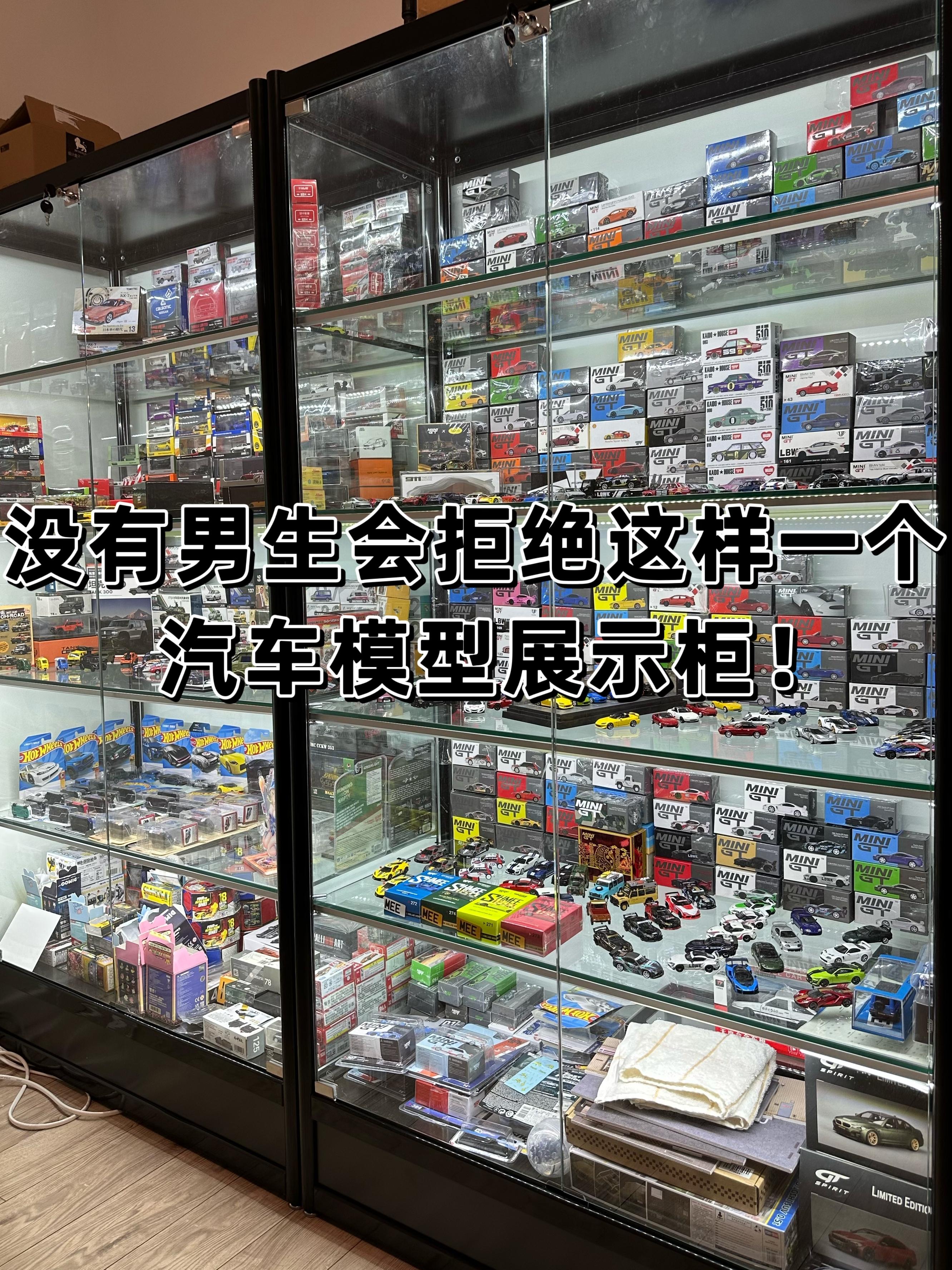 没有男生会拒绝这样一个汽车模型展示柜吧?