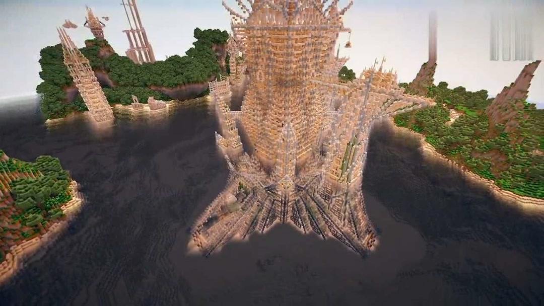 我的世界-水中建筑