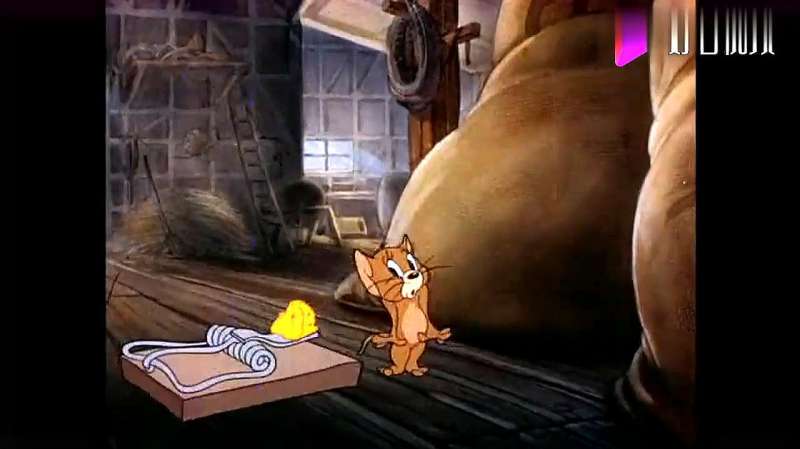 猫和老鼠:汤姆追赶老鼠,差点被老鼠剪到头,好惊险!