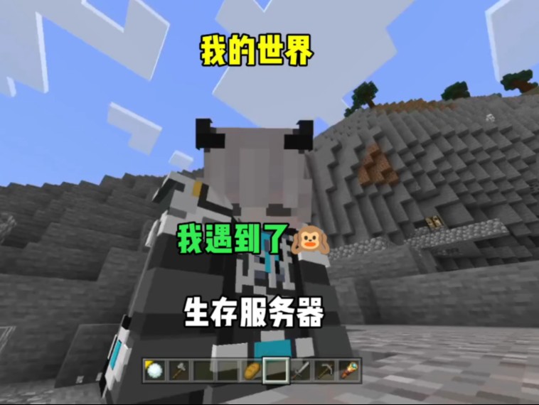 生存服我居然遇到了#我的世界纯生存无规则服务器_我的世界