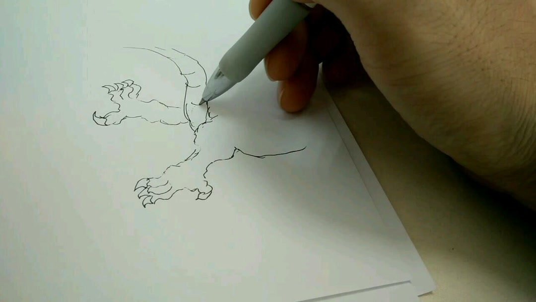 2分钟教你手绘中国龙