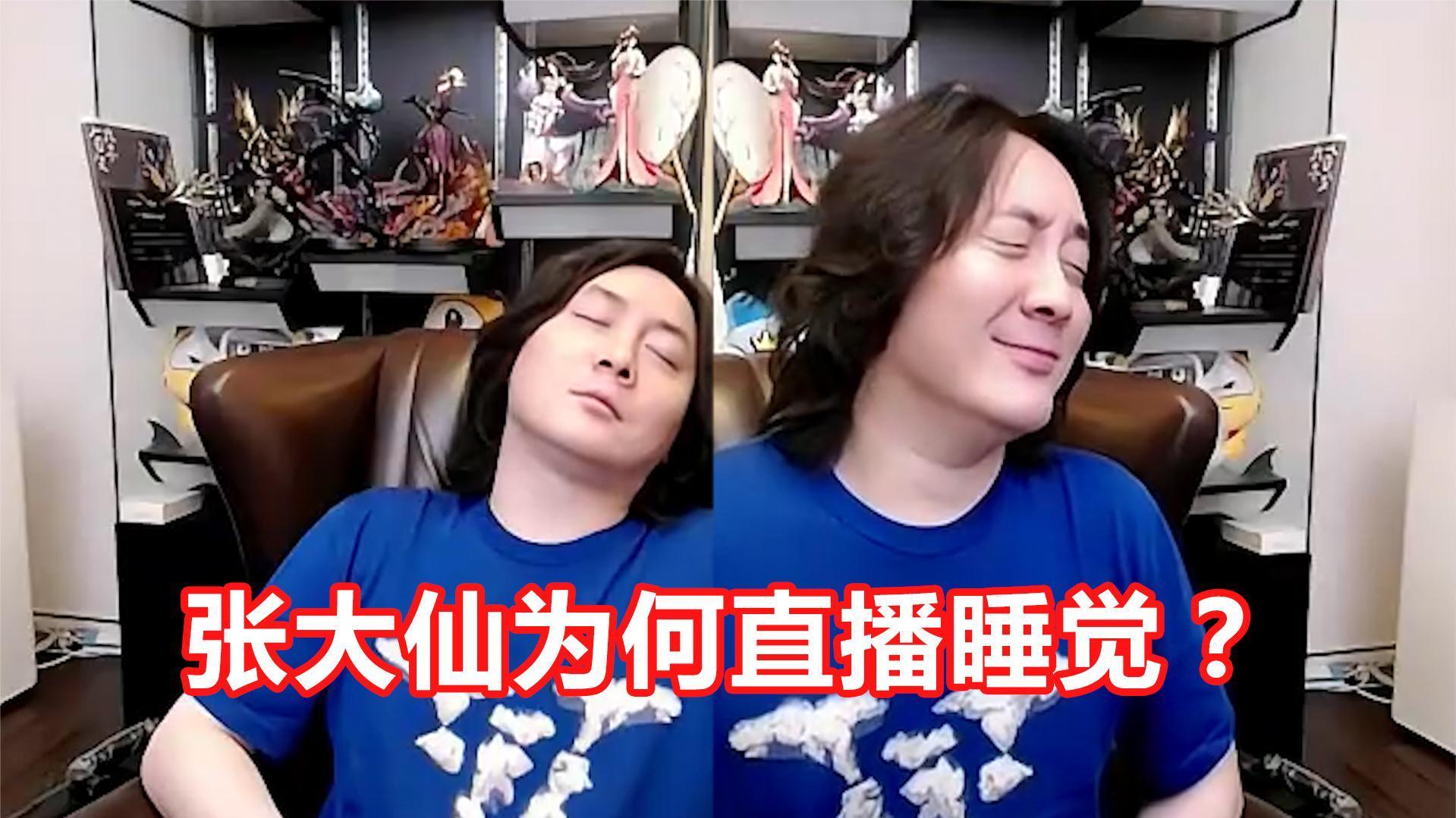 王者荣耀:张大仙为何直播睡觉?看的我笑出声