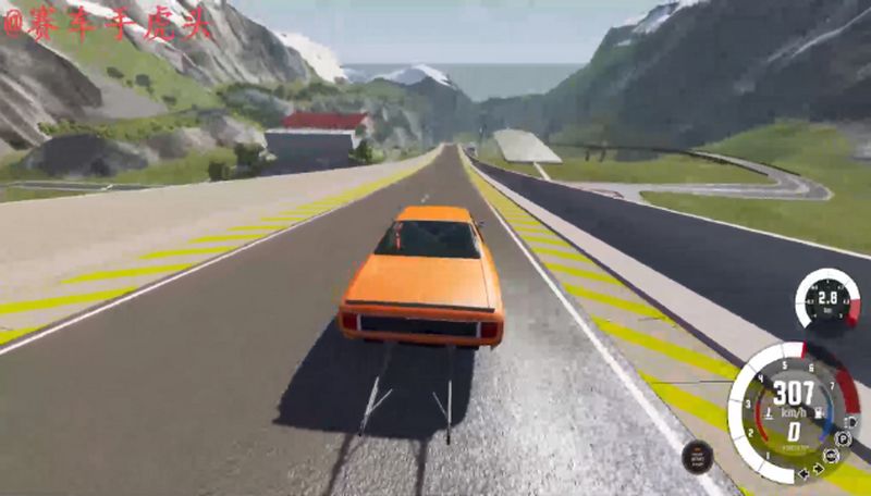 车祸模拟器:各种汽车快速冲下大坡,画面太酸爽!