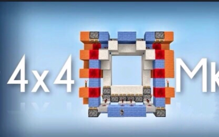 小型和快速4x4活塞门