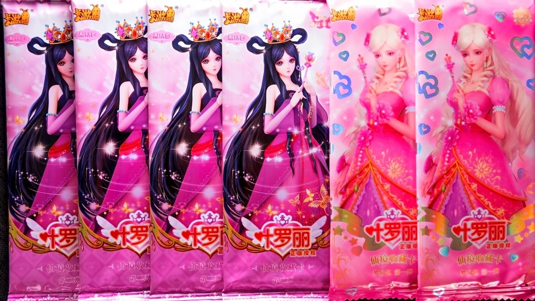 叶罗丽卡片:4个晶钻包和2个梦幻包能拆到几张特殊卡?