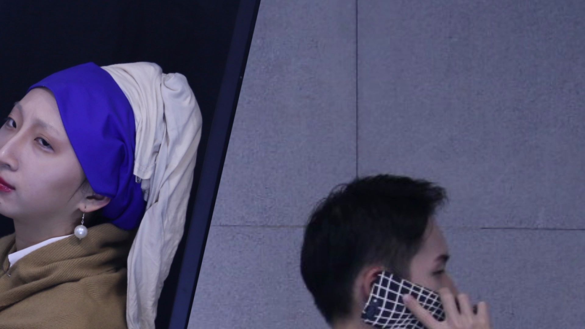 真人定格动画|《戴珍珠耳环的调皮少女》