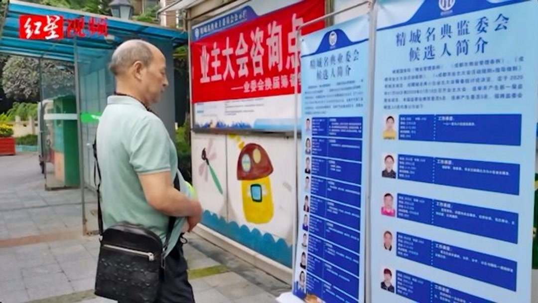 便民!投票不“跑楼”,成都一小区电子投票成立业委会