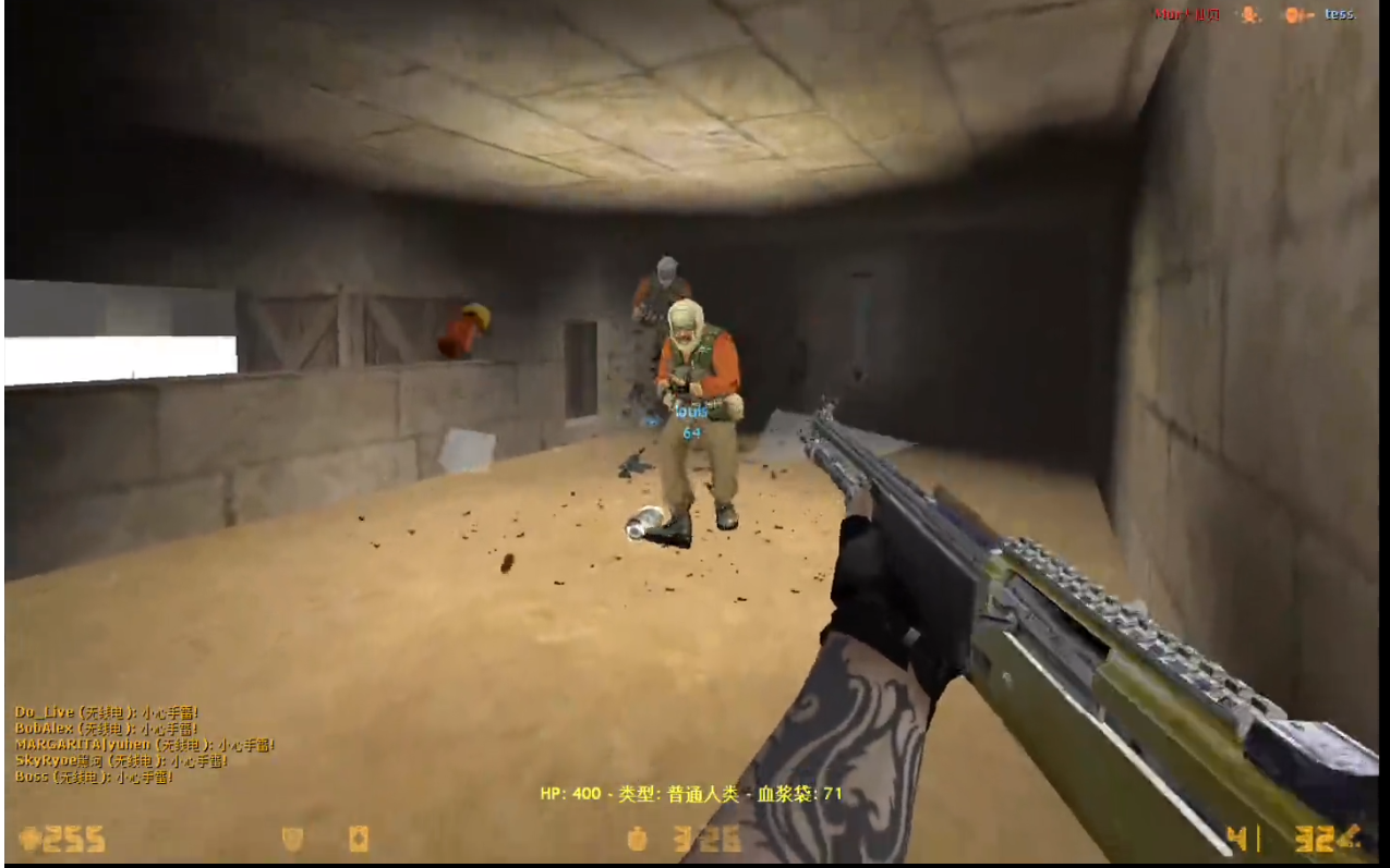 cs1.6僵尸纯净服 白给到自闭