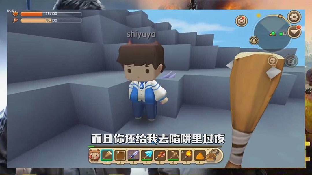 半拉解说迷你世界:妮妮上演一场好戏!真是太搞笑了吧!