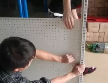 B12孔板货架安装视频
