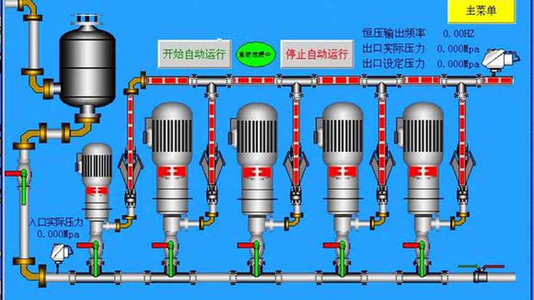 原来恒压供水电路这么简单,学会电接点压力表,比用变频器更方便