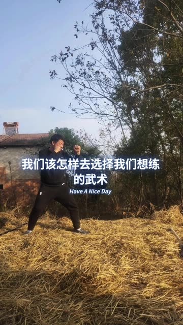 ...只是我们对武术的目的不同,我们练习武术首先要知道自己为什么目的...