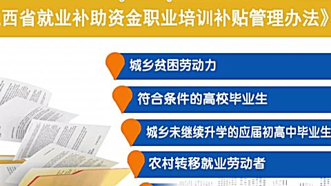 ...新视界 2019 我省出台《江西省就业补助资金职业培训补贴管理办法》