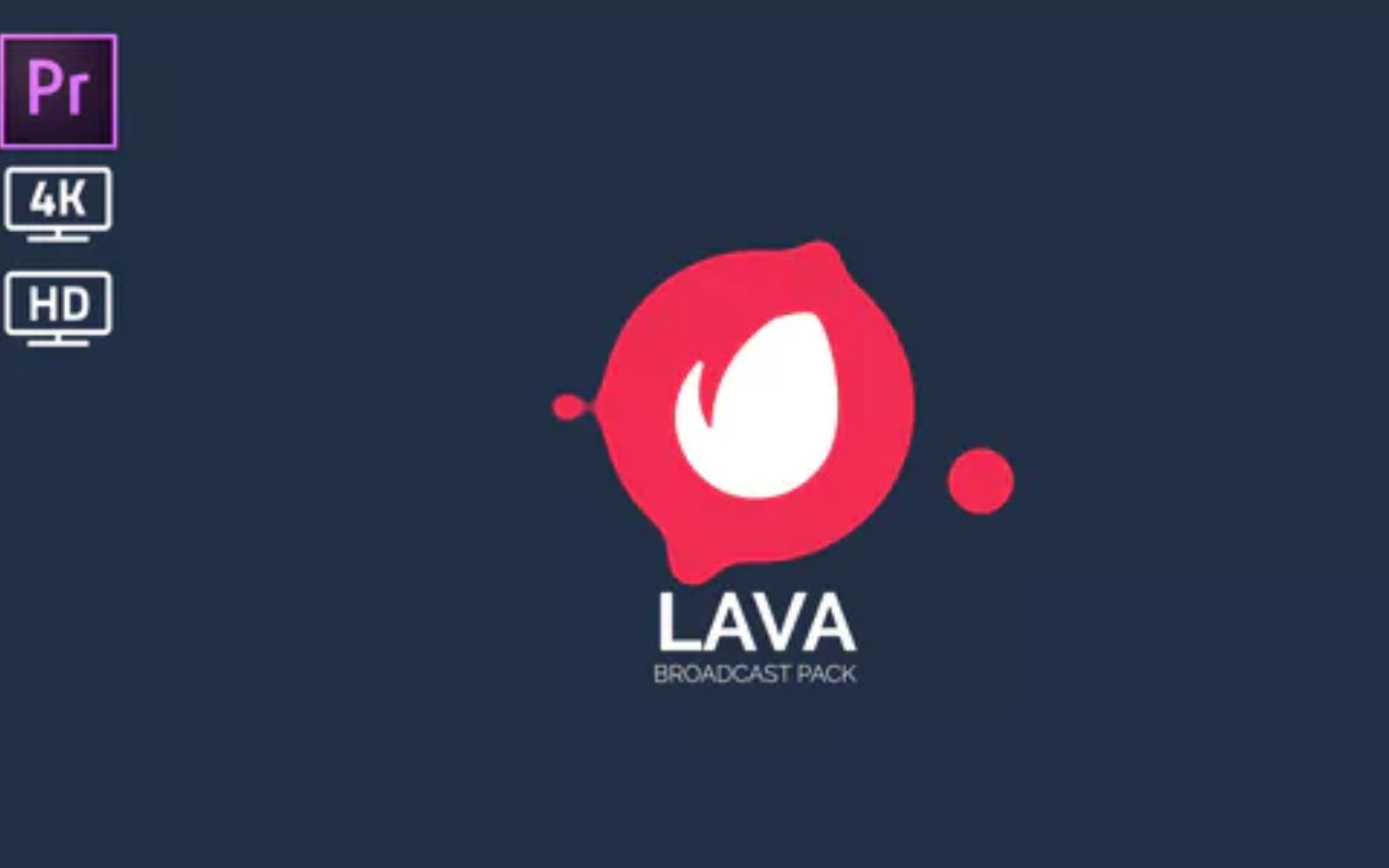 【Pr模板】时尚熔岩平滑弹跳动画图形文字动画LOGO标志VLOG视频...