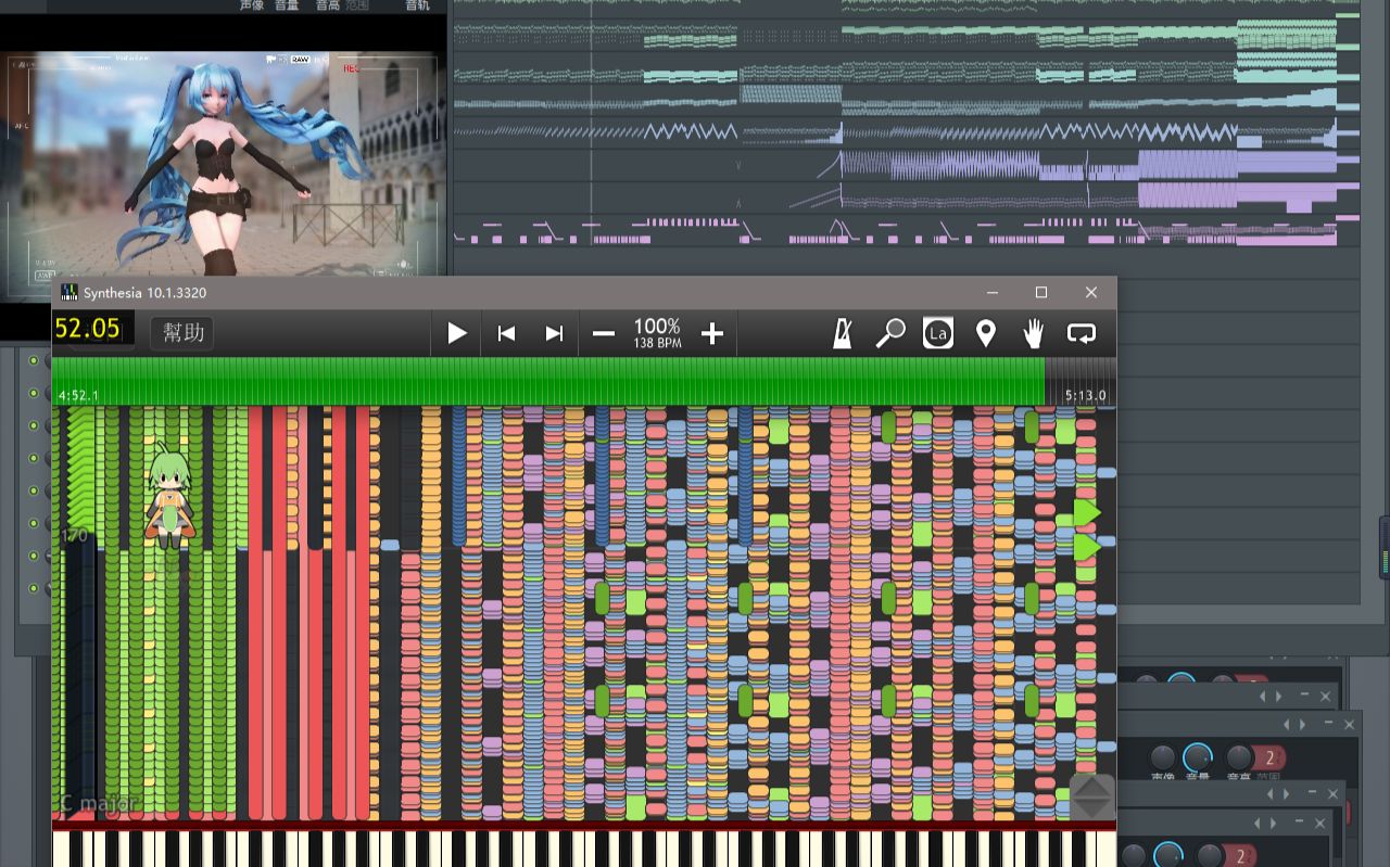 ...bad apple!最终鬼畜!18个工作窗口挑战电脑极限!你的声卡撑得住吗?