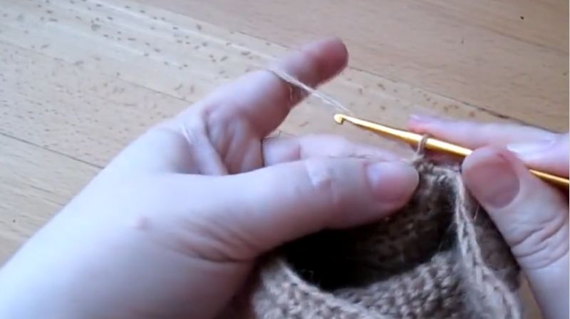 毛绒绒宝宝鞋的织法教程(四):教程很详细,简单易上手