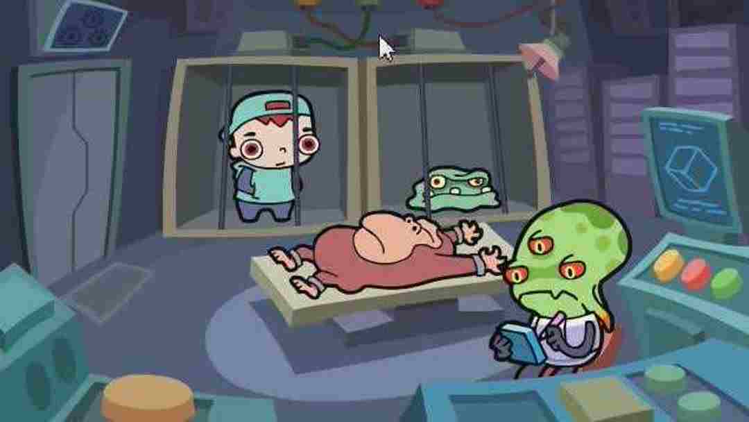 【喵喵】机智男孩 僵尸怪物实验室逃离游戏