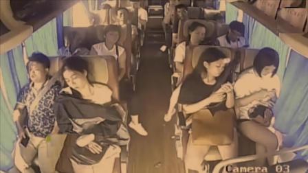 妹子不系安全带, 这一秒后悔都来不及, 监控拍下危险一幕!