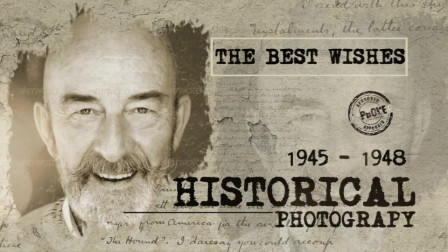 AE回忆复古幻灯片人物介绍AE模板