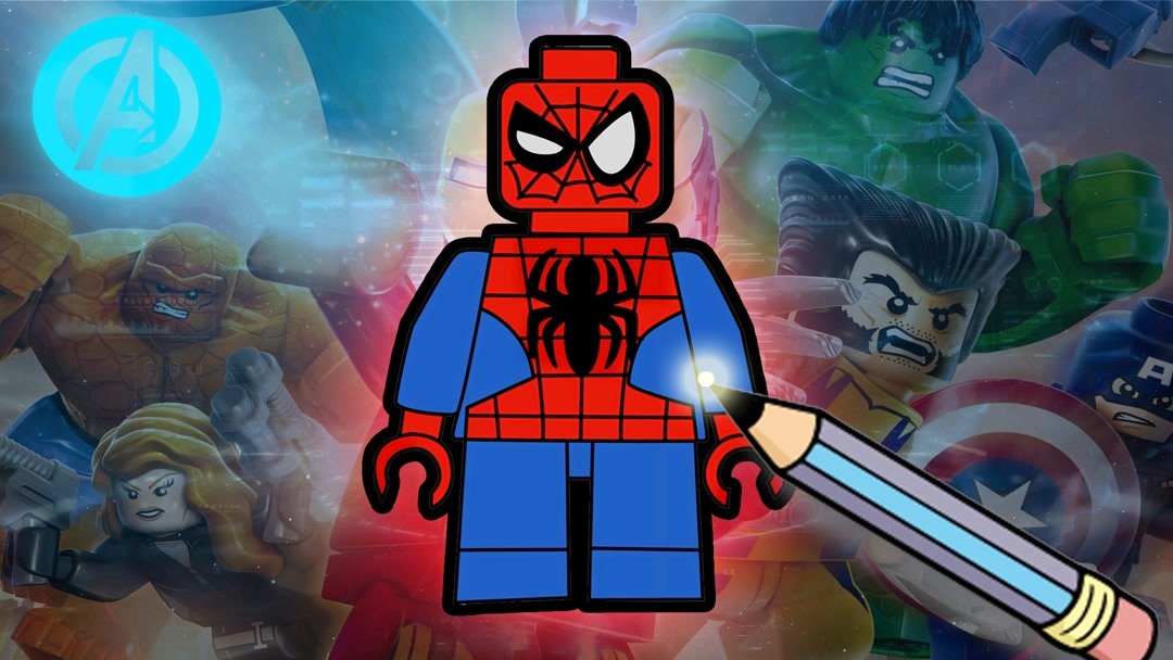 蜘蛛侠一共有几种形态你能数出来吗,乐高蜘蛛侠简笔画