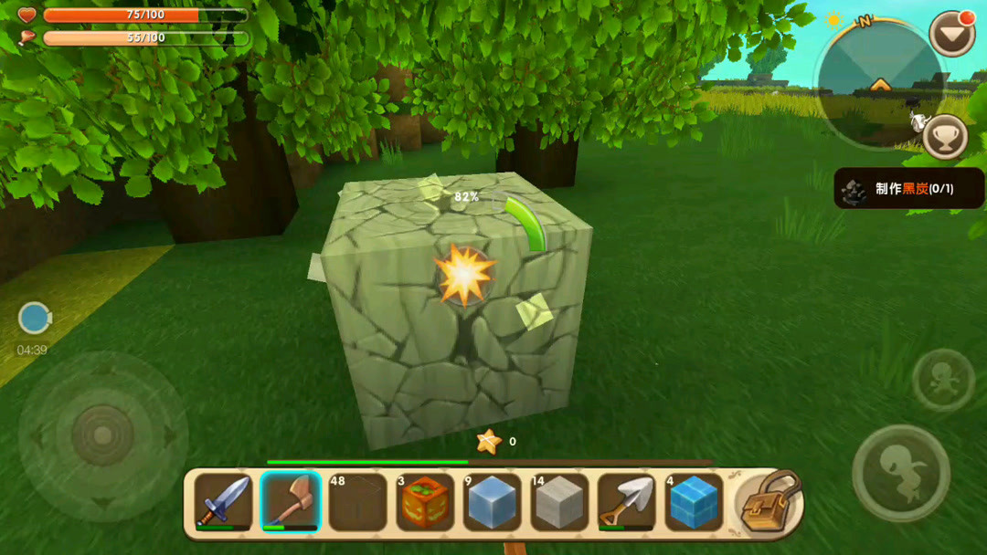 迷你世界铺地板白杨木不够了