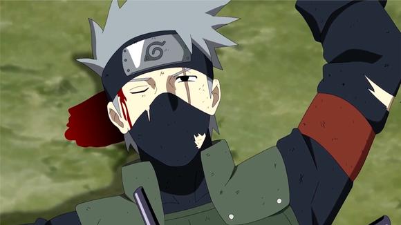 卡卡西与壳组织首领慈弦对战,最终不敌而身死,第七班集体哀悼