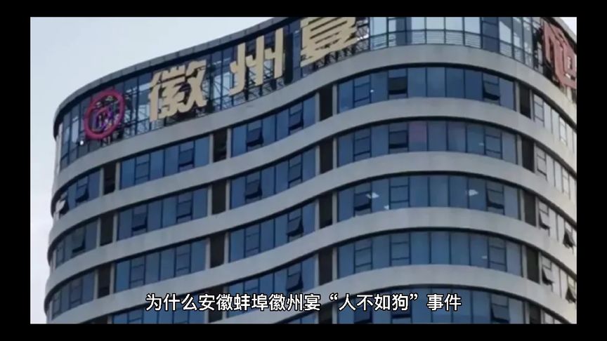 安徽蚌埠徽州宴“人不如狗”事件,会引发那么大的社会影响?