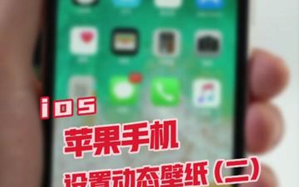 苹果手机设置动态壁纸的第二种方法,这招很少人知道哦