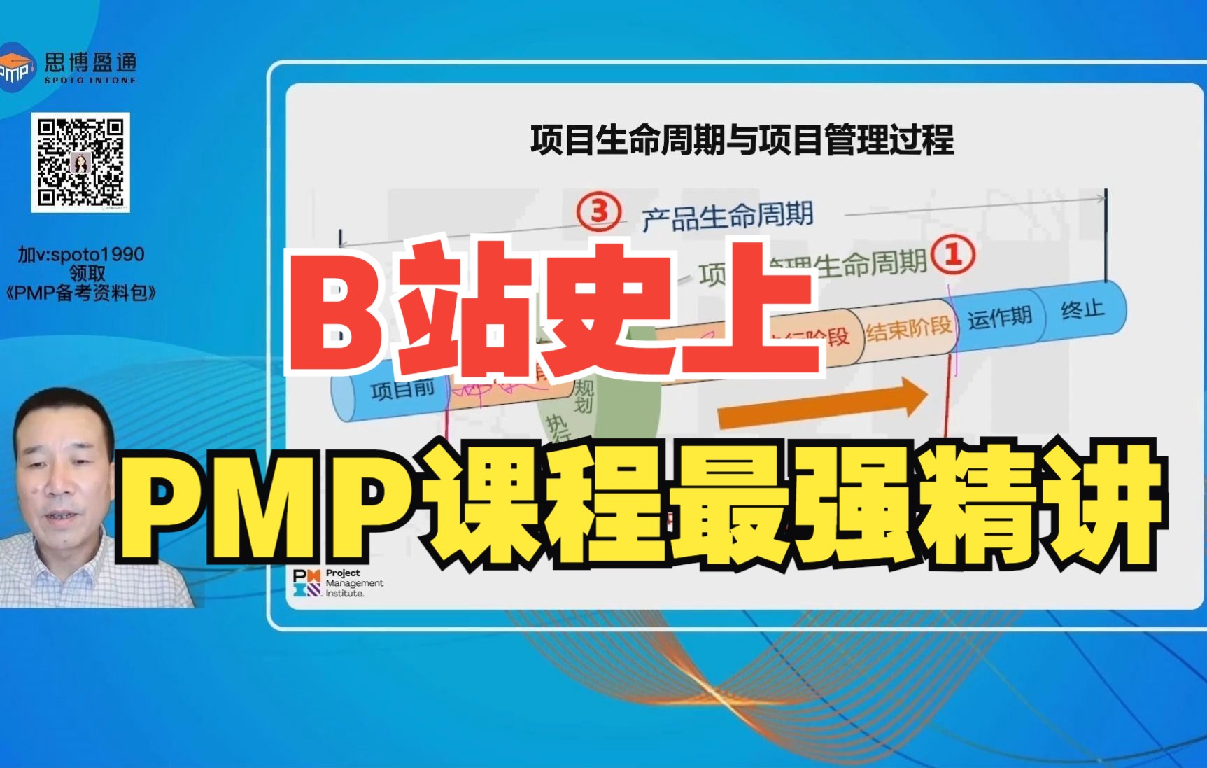 PMP项目管理《项目生命周期与项目管理过程》