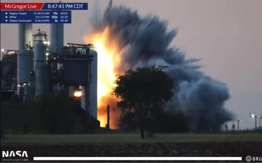 Merlin发动机台架测试