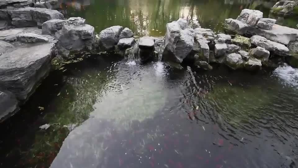 冬天里的天下第一泉,济南趵突泉