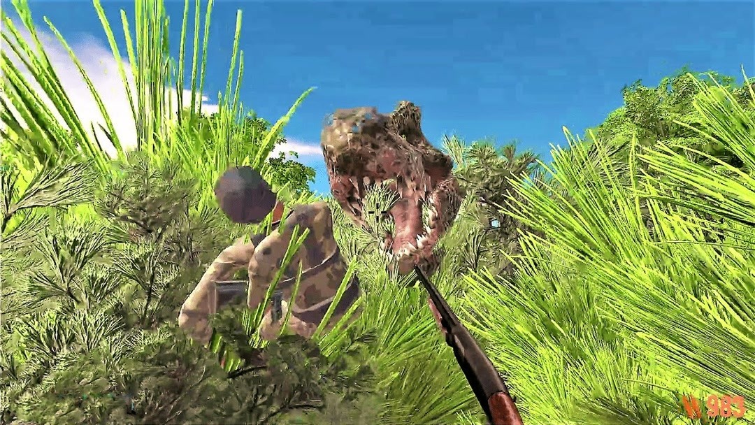 动物战争模拟器:与恐龙一起在草原上生存,用透视图观看更清晰!