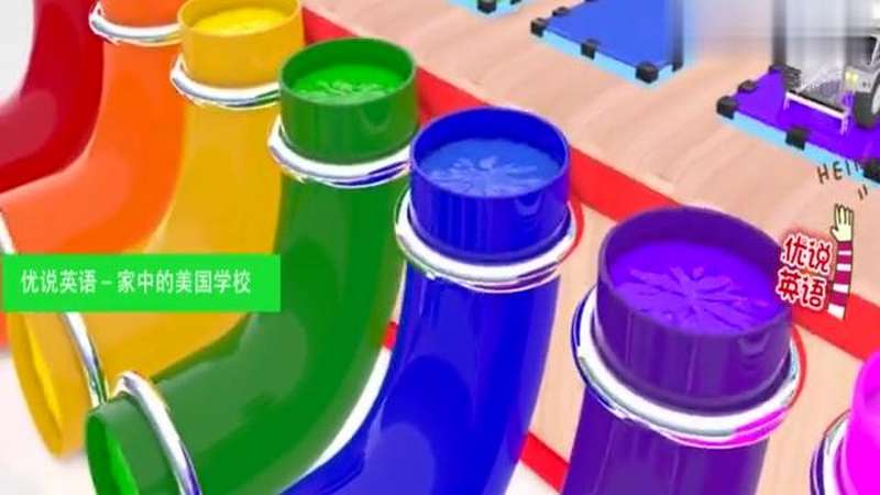 矿山用自动倾卸卡车通过巨型管道染色 家中的美国学校