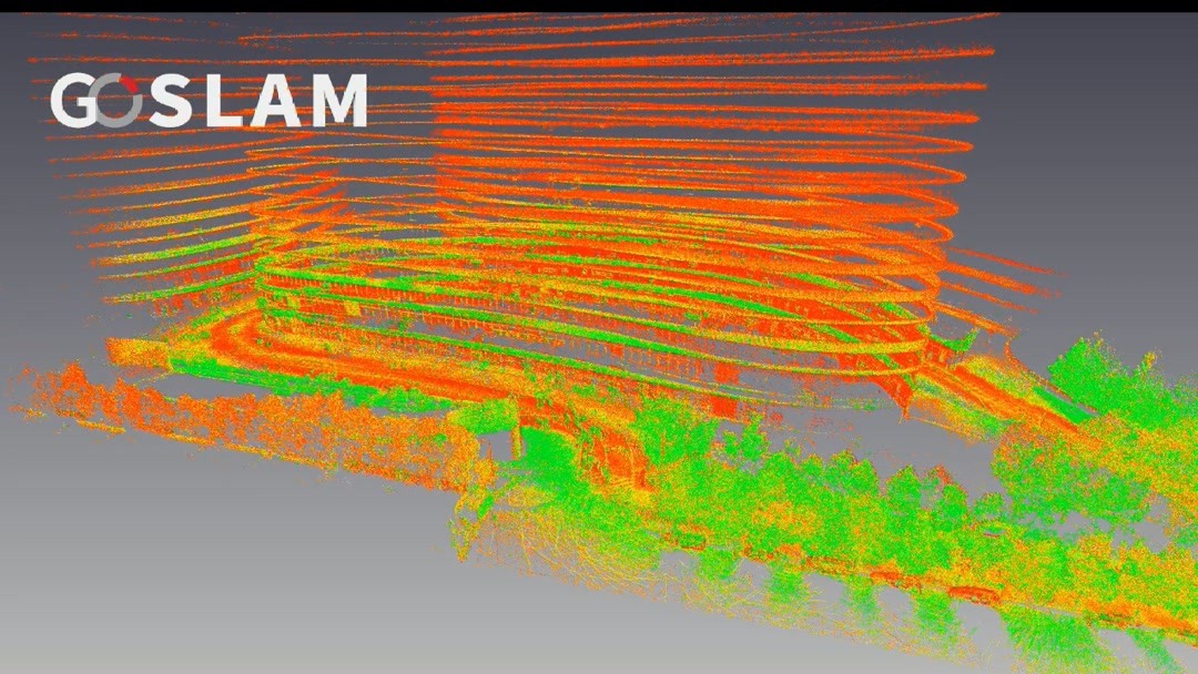 GoSLAM建筑数据采集扫描建模及画图