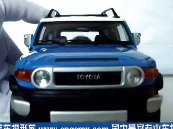 中国汽车模型网 汽车模型 丰田FJ 酷路泽 原厂 1:18 蓝色