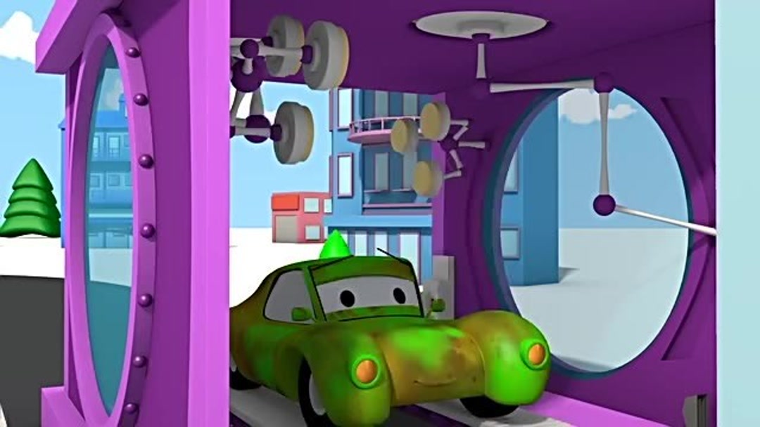 和翻斗车伊森学习 第16集 洗车认识颜色