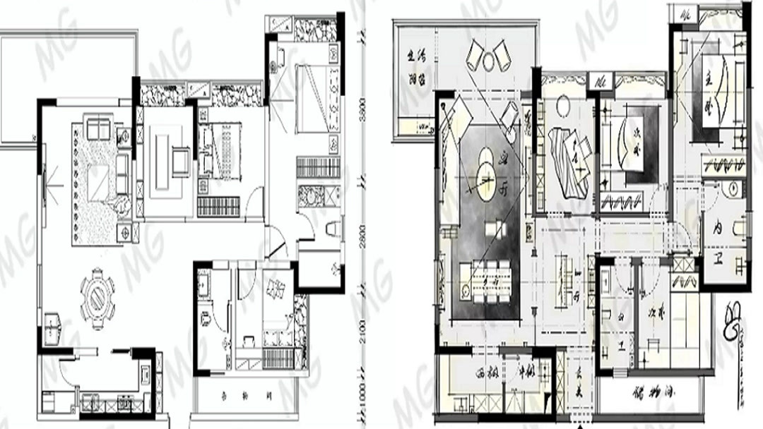 室内设计干货,看专业设计师如何玩转大户型!
